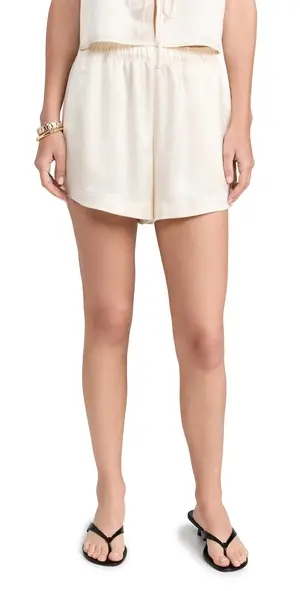 LESET Barb Boxer Shorts - Creme