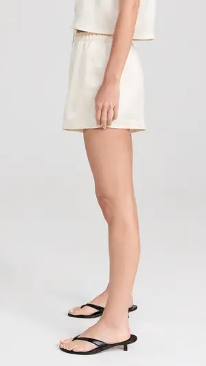 LESET Barb Boxer Shorts - Creme
