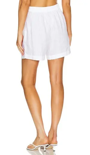 Donni. Linen Pleated Short