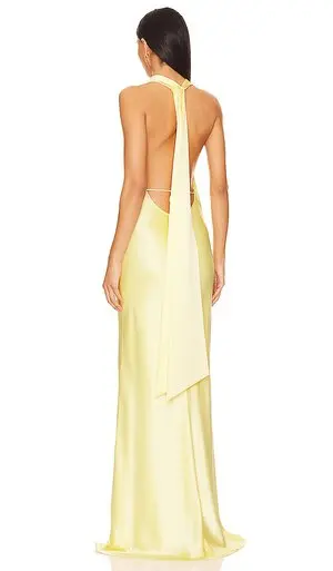 SAU LEE Pearl Gown - Popcorn Yellow