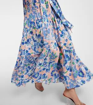 Poupette St Barth Emily Floral Maxi Dress