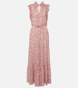 Poupette St Barth Belene Floral Jumpsuit - Pink