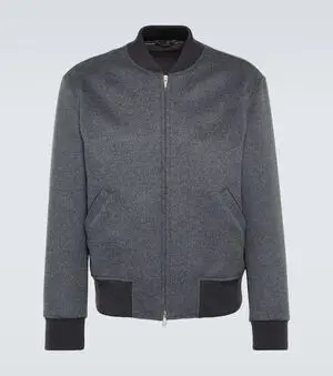 LARDINI Cashmere Bomber Jacket