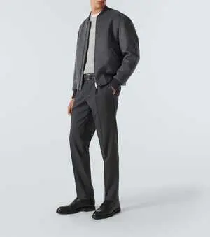 LARDINI Cashmere Bomber Jacket