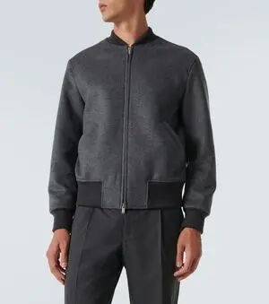 LARDINI Cashmere Bomber Jacket