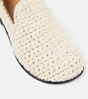 JW Anderson Crochet Loafers - Grey