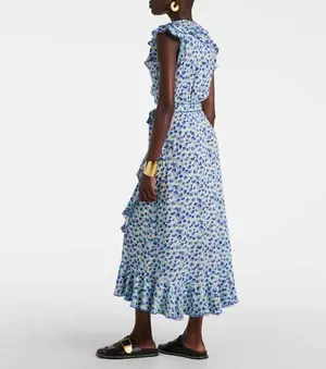 Poupette St Barth Triny Printed Midi Dress
