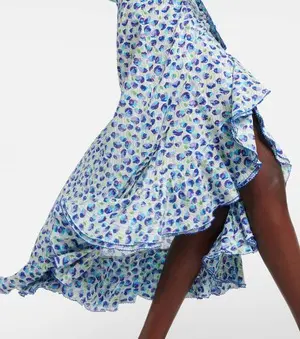 Poupette St Barth Triny Printed Midi Dress
