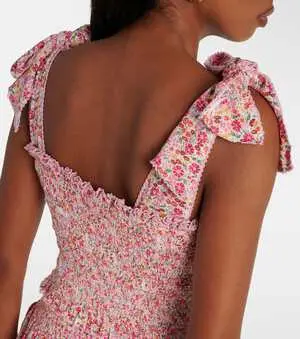Poupette St Barth Trini Floral Top