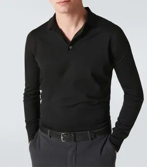 Loro Piana Virgin Wool Polo Shirt