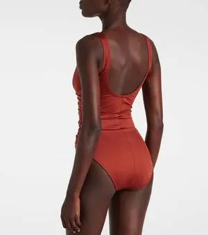 KARLA COLLETTO Ruched One Piece Swimsuit - Black