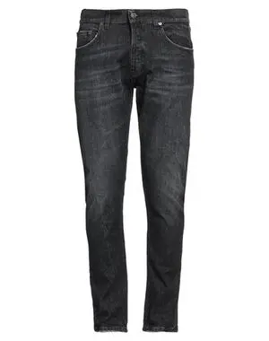 DONDUP Straight Leg Jeans With Button Fastenings - Black