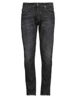 DONDUP Straight Leg Jeans With Button Fastenings - Black