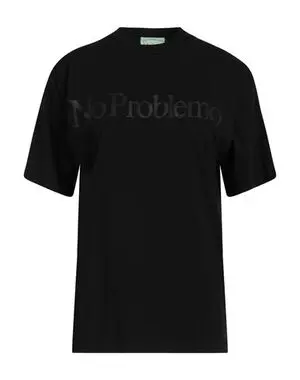 Aries Cotton T-shirt With Printed Graphic - Black
