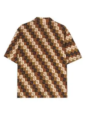 AWAKE NY Logo-print Shirt - Brown