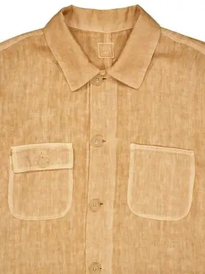120% Lino Linen Shirt Jacket