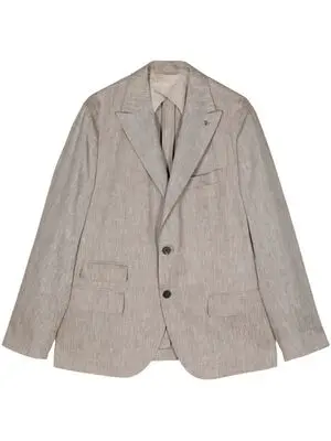 Peserico Notched-lapels Single-breasted Blazer