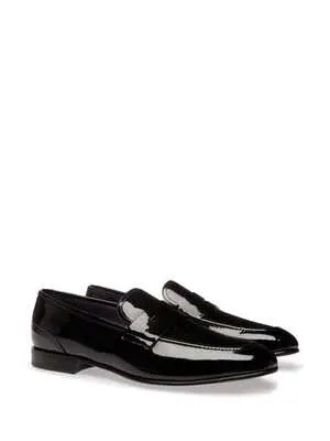 Bally Suisse Patent-leather Loafers