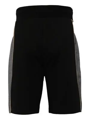 BOSS Side-stripe Logo-embroidered Track Shorts - Black