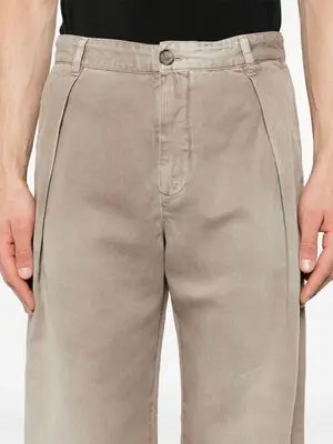 Wood Wood Fraser Faded Wide-leg Trousers