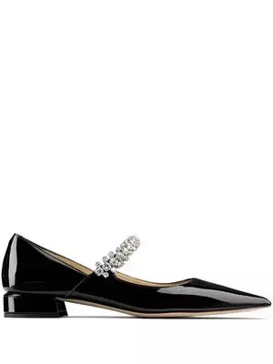 JIMMY CHOO Bing Ballerina Shoes - Black
