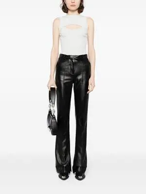 Off-White Layered Cut-out Tank Top