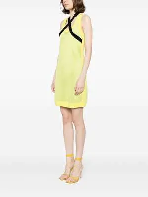Off-White Openwork Sleeveless Dress