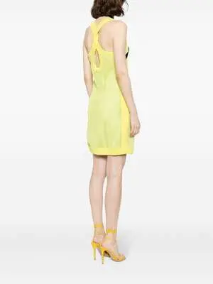 Off-White Openwork Sleeveless Dress