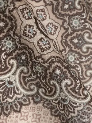 Tagliatore Medallion-print Pocket Scarf