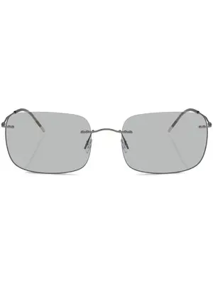 Giorgio Armani Square-frame Sunglasses - Grey