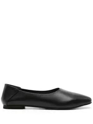 Manu Atelier Leather Ballerina Shoes