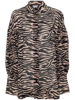 Attico Animal Print Shirts For Women