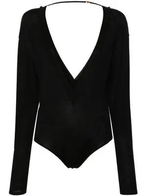 Saint Laurent Plunge Bodysuits