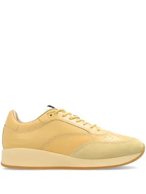 Jacquemus Panelled Lace-up Sneakers - Yellow