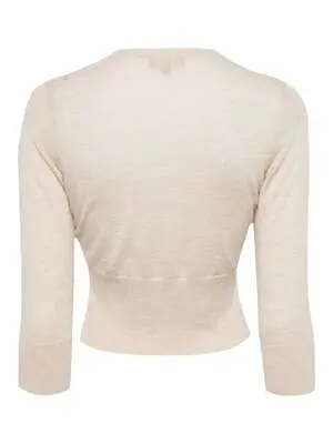 N.peal Darcie Cashmere Cardigan - Neutrals