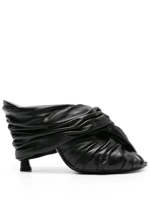 Givenchy 110mm Twist Sandals - Black