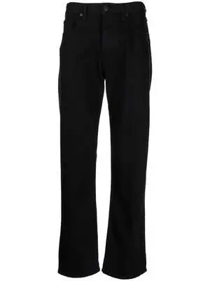 Emporio Armani Straight-leg Denim Jeans - Black