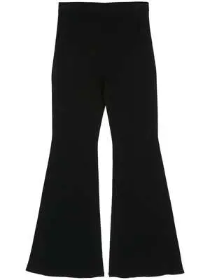 Michael Kors Ribbed-knit Flared Trousers