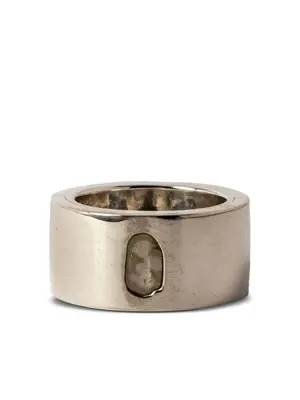 PARTS OF FOUR Sistema Yellow Diamond Ring - Silver