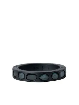 PARTS OF FOUR Sistema Blue-diamond Ring - Silver