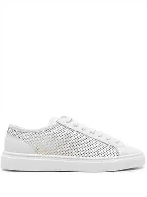 DOUCAL'S Perforated Leather Sneakers