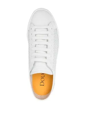 DOUCAL'S Perforated Leather Sneakers