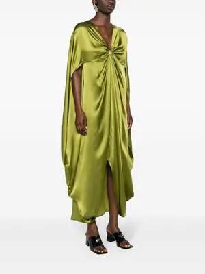 TALLER MARMO Azores Knotted Silk Kaftan