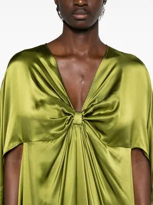 TALLER MARMO Azores Knotted Silk Kaftan
