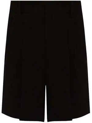 Isabel Marant Étoile Elna Pleated Crepe Shorts