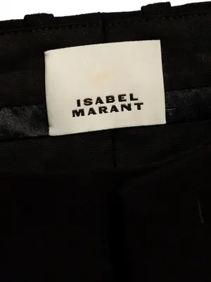Isabel Marant Étoile Elna Pleated Crepe Shorts
