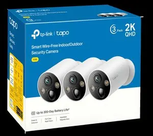 TP-LINK Tapo Smart Wire-free Security Camera, S T Of 3