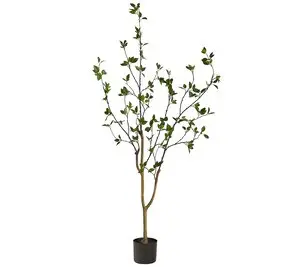 NEARLY NATURAL 5' Minimalist Citrus Artificial Ee - One-color
