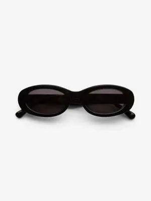 HOUSE OF DAGMAR Wide Oval Sunglasses - Black