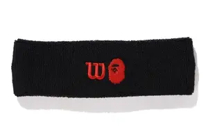 A BATHING APE X Wilson Headband - Black